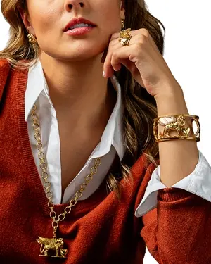 CAPUCINE DE WULF Lionheart Cocktail Ring