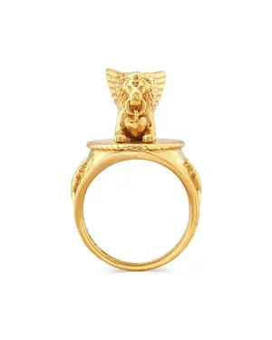 CAPUCINE DE WULF Lionheart Cocktail Ring