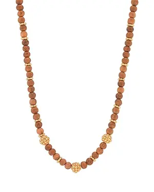 CAPUCINE DE WULF Berry Beaded Petite Strand Necklace, 16-18 - Teak