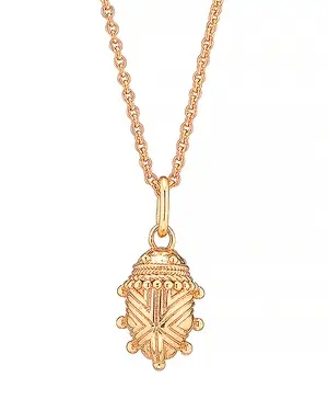 CAPUCINE DE WULF Scarab Petite Pendant Necklace, 16-18 - Gold