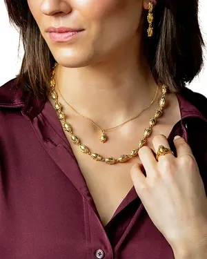 CAPUCINE DE WULF Scarab Petite Linear Drop Earrings