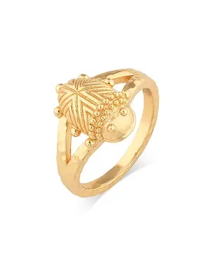 CAPUCINE DE WULF Scarab Gilded Ring - Gold