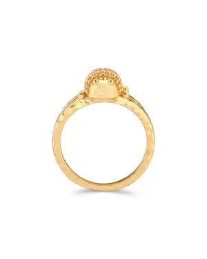CAPUCINE DE WULF Scarab Gilded Ring