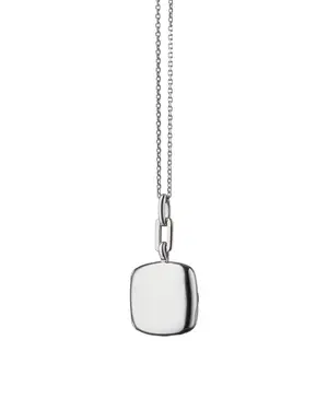 Monica Rich Kosann Slim Lockets Cushion Pendant Necklace