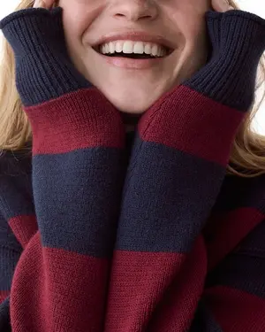 Marine Layer Maggie Cotton Blend Turtleneck Sweater