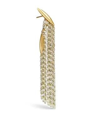 Etho Maria 18k Yellow Diamond Cascade Statement Earrings, 30.71 Tcw