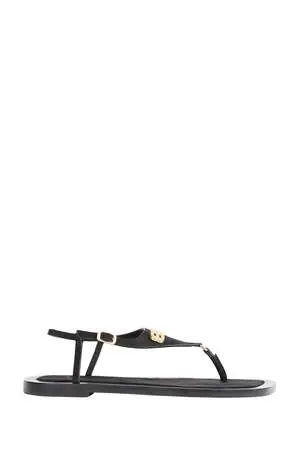 Balenciaga Riva Logo Plaque Sandals
