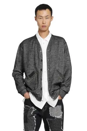 Junya Watanabe Wool Nylon Cardigan - Black