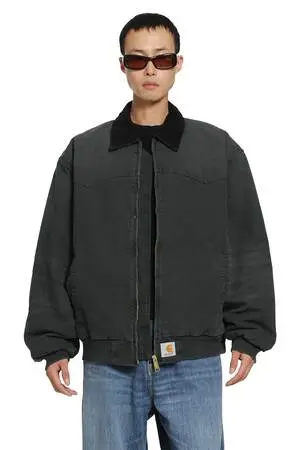 Carhartt Work In Progress Og Santa Fe Jacket - Black