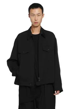 Yohji Yamamoto Wool Gabardine Blouson