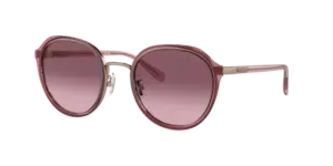 COACH Coach Oval Sunglasses Berry Gradient