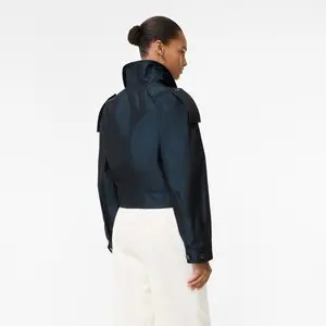 Burberry Cropped Silk Withington Jacket