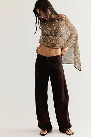 Free People Maggie Sequin Poncho