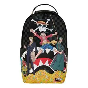SPRAYGROUND One Piece Straw Treasure Hunt Backpack - Multicolor