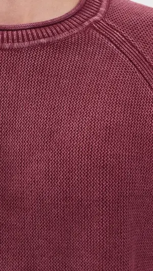 Marine Layer Garment Dye Roll Neck Sweater