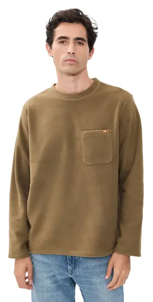 RHYTHM Awake Polar Fleece Long Sleeve - Camel