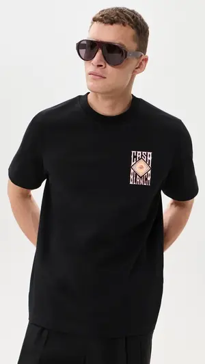 Casablanca Hermons Mirage Printed Classic T-shirt