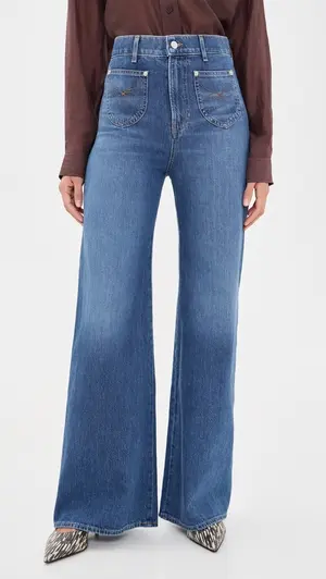 Veronica Beard Grant Western Stitch Jeans
