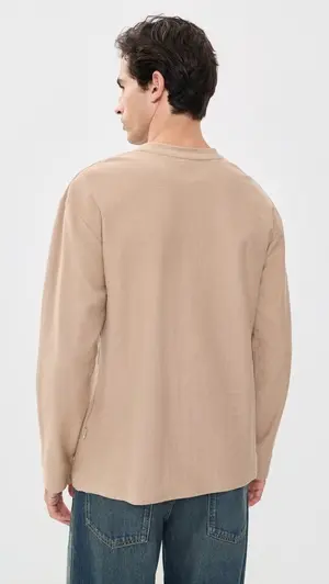 RHYTHM Vintage Terry Long Sleeve Henley