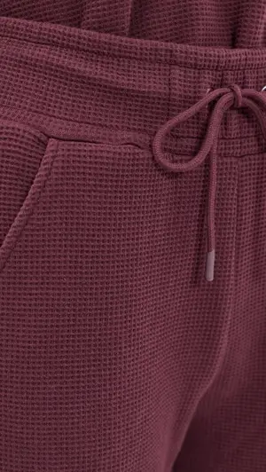 NEGATIVE Waffle Knit Joggers With Drawstring Waist