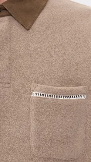 RHYTHM Ladder Polar Polo Sweater