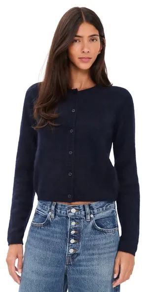 FRAME The Teddy Cardigan - Navy