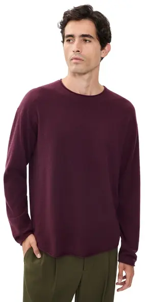 Guest In Residence Oversized Cashmere Crew - Fig