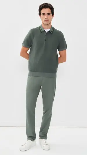 RHONE Fine Knit Sweater Polo