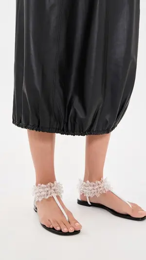 Tory Burch Beaded Flat Sandals
