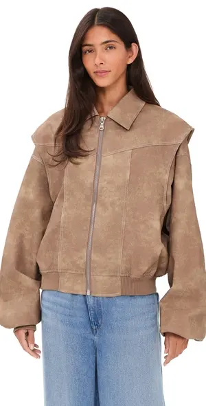 Lioness Vista Bomber Jacket - Light Brown