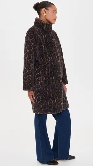 Apparis Blair Leopard Coat
