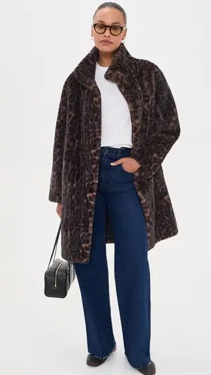 Apparis Blair Leopard Coat