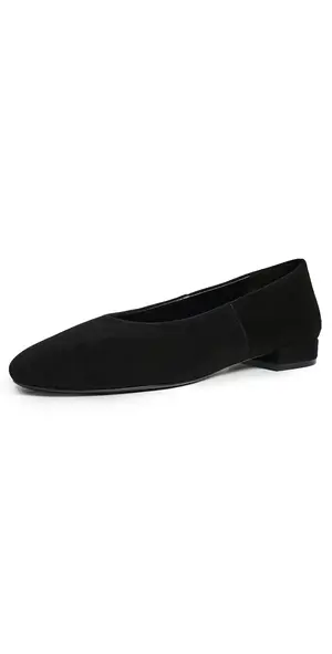STUART WEITZMAN Lenny Flats - Black