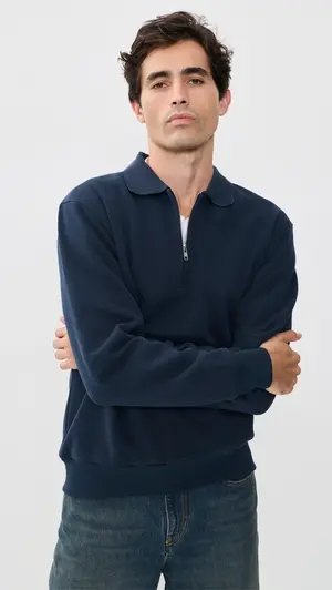 RHYTHM Pacific Vintage Fleece Quarter Zip