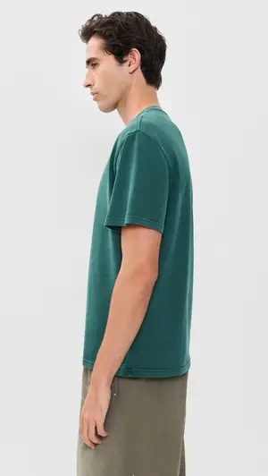 Marine Layer Relaxed Cloud 9 Sueded Jersey Tee - Rain Forest