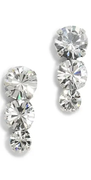 Isabel Marant Étoile Stud Earrings - Transparent/silver