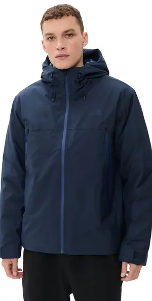 The North Face Mountain Range Down Hooded Jacket - Summit Navy