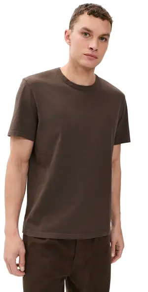 Madewell Garment Dyed All Day Crew Neck Tee - Dark Cocoa