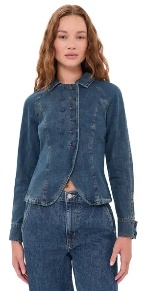 Lioness Form Jacket - Mid Blue