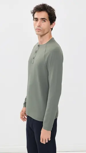RHONE Waffle Tech Henley