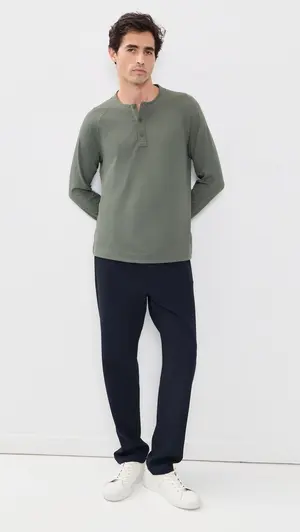 RHONE Waffle Tech Henley