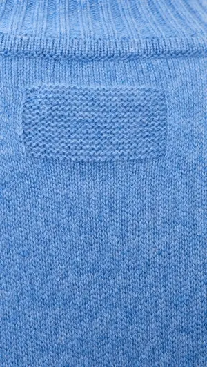 Guest In Residence Half Zip Cashmere Turtleneck Sweater