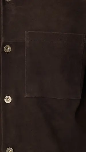 Nn07 Freddy Suede Overshirt