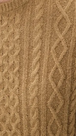 RHYTHM Mohair Fishermans Knit Sweater