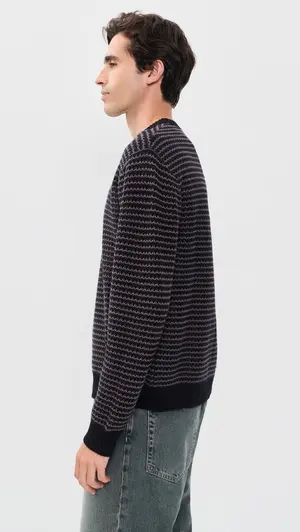 Nn07 Russell Textured Stripe Sweater