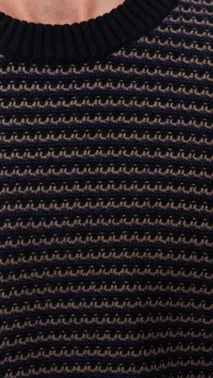 Nn07 Russell Textured Stripe Sweater