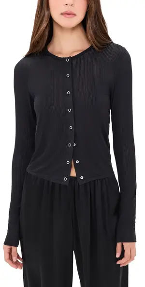 NEGATIVE Whipped Cardigan - Black