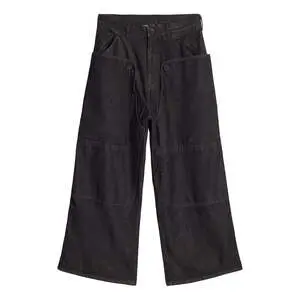 Adidas X Y-3 Denim Straight Leg Pants Asia Sizing - Black