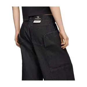 Adidas X Y-3 Denim Straight Leg Pants Asia Sizing