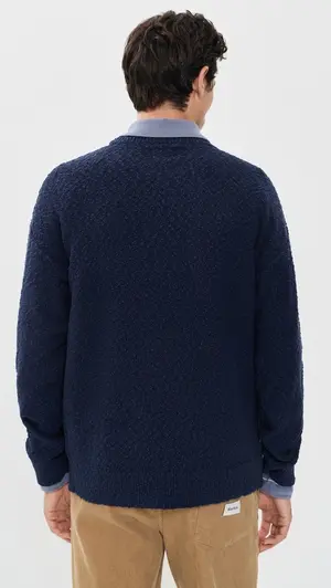 RHYTHM Worn Path Knit Sweater